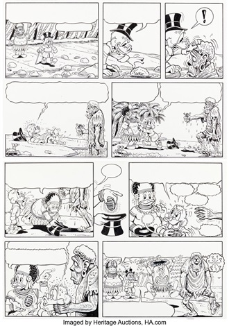 Don Rosa Anders And Co. Donald Duck Company 1994-15 Story Page 20 Uncle Scrooge Original Art ...